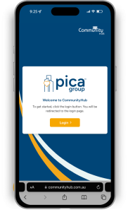 CommunityHub login guide | PICA Group